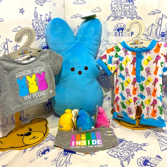 Build-A-Bear | Toys | Build A Bear Nwt Peeps Bundle | Poshmark